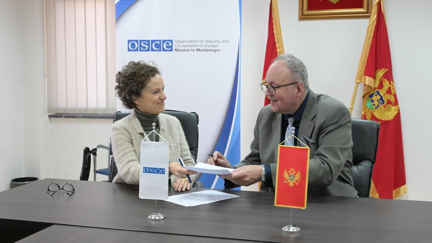 Head of OSCE Mission to Montenegro visits Forensic Centre and Police ...